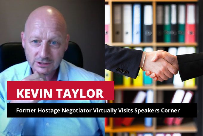 Former Hostage Negotiator Kevin Taylor Virtually Visits Speakers Corne ...
